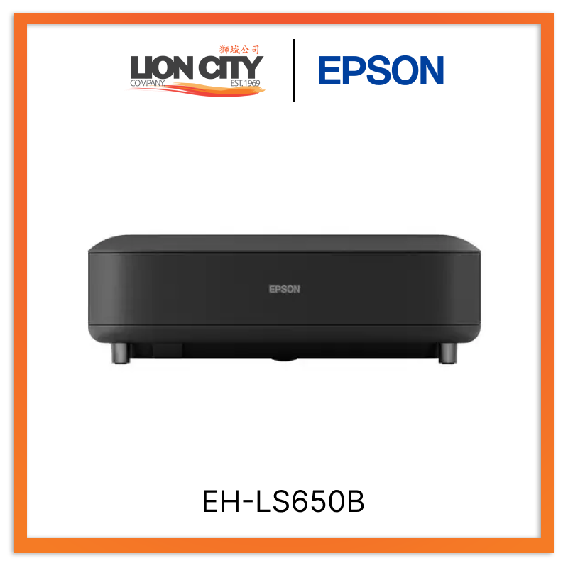 Epson EpiqVision Ultra EH-LS650B ATV 4K PRO-UHD Laser Projection TV ...