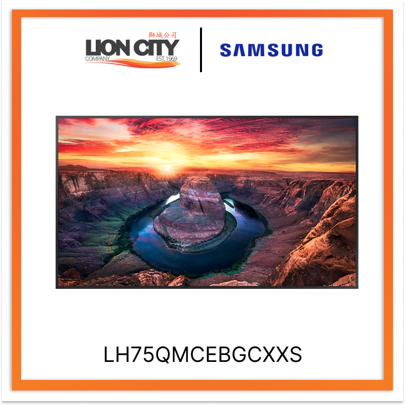 Samsung LH75QMCEBGCXXS QM75C QMC/QMR series | 24/7, 500nit, MagicInfo ...