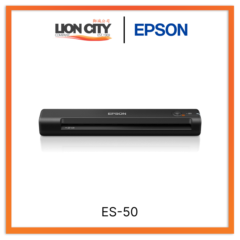 Epson WorkForce ES-50 Portable Document Scanner - Lion City Company