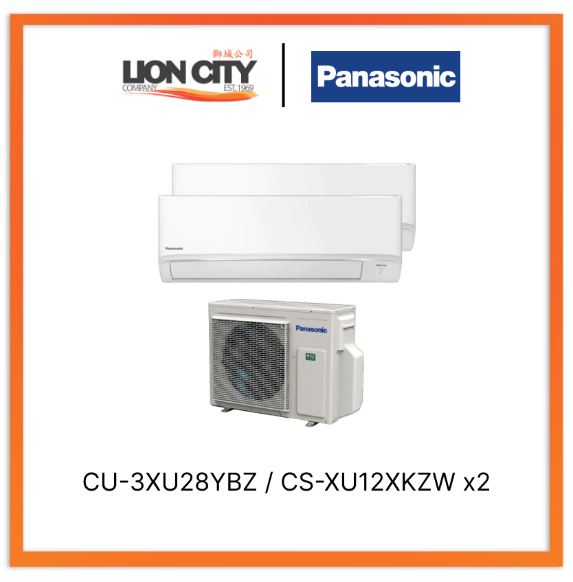 Panasonic Xu System 2 Aircon (12K X2) - Lion City Company