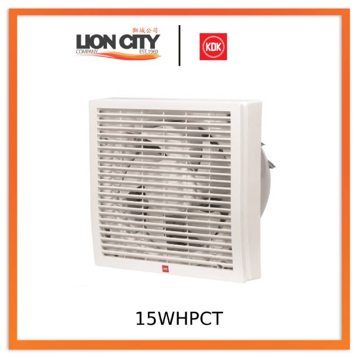 KDK 15WHPCT Window Mount Ventilating Fan 15cm - Lion City Company