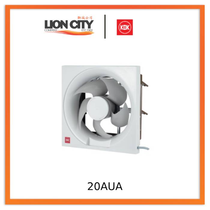 KDK 20AUA Wall Mount Ventilating Fan 20cm - Lion City Company