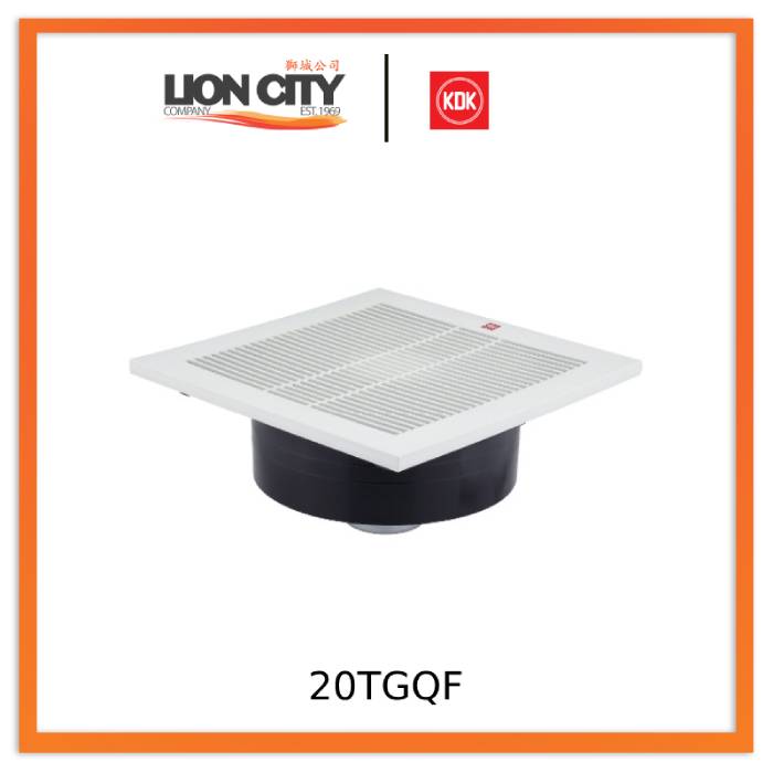 KDK 20TGQF Ceiling Mount Ventilating Fan 20cm - Lion City Company