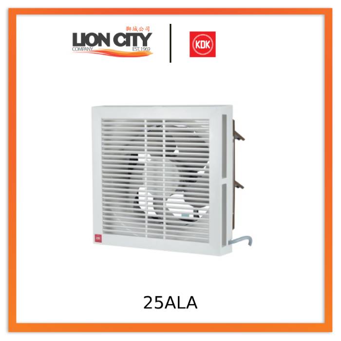Kdk 25ALA Wall Mount Ventilating Fan 25cm - Lion City Company