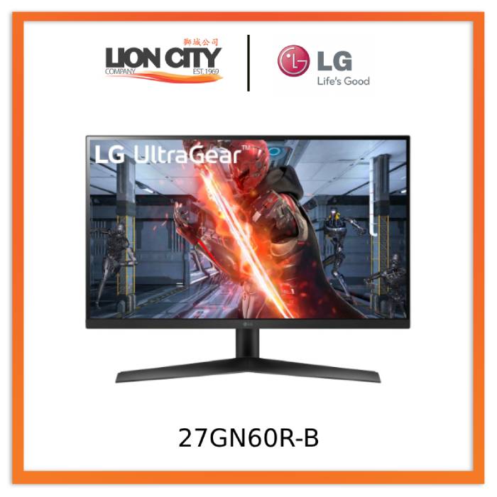 LG 27GN60R-B 27" (68.58cm) UltraGear™ Full HD IPS 1ms (GtG) Gaming Mon ...