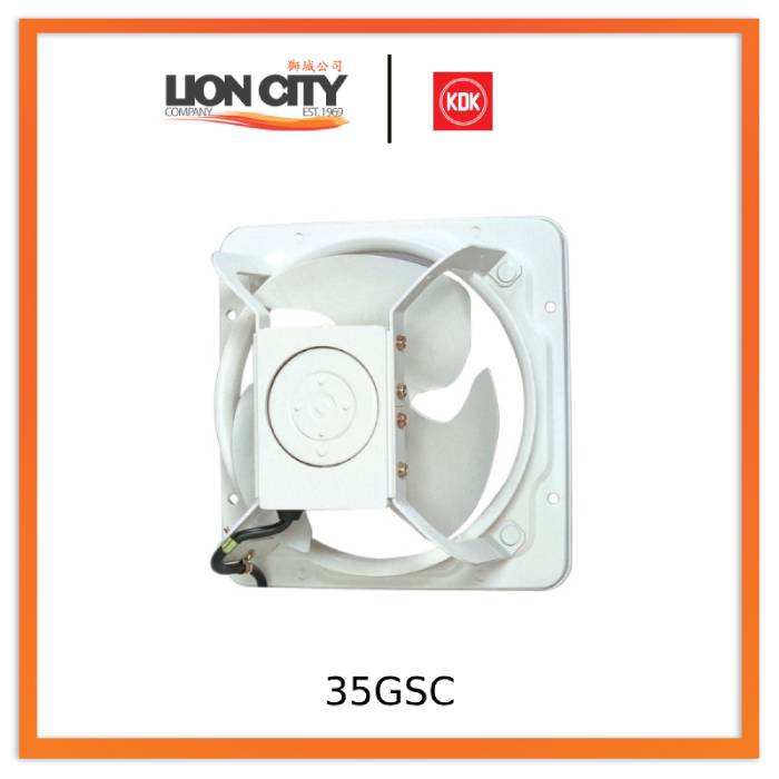 KDK 35GSC Industrial Ventilating Fan (High Pressure) 35cm - Lion City ...