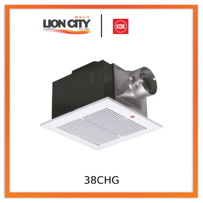 KDK 38CHG Ceiling Mount Ventilating Fan, 38cm - Lion City Company