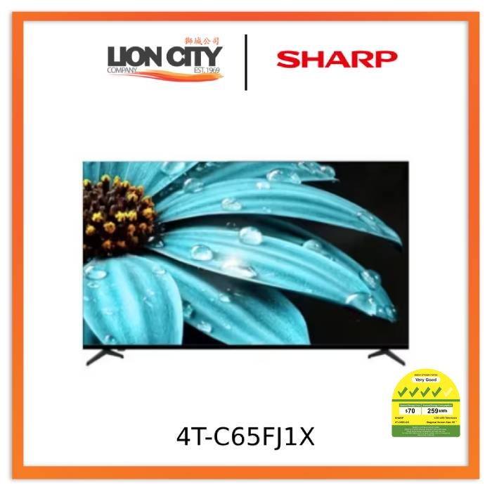 Sharp 4TC65FJ1X 65" 4K UHD HDR Dolby Audio Digital Google TV - Lion ...