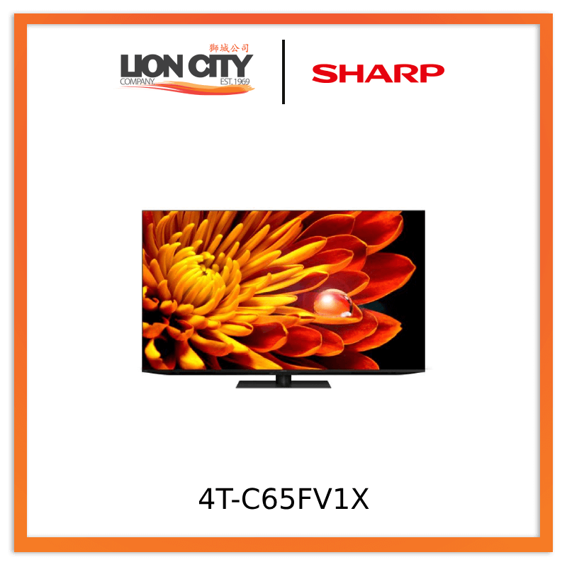 Sharp 65" 4T-C65FV1X 4K Smart TV - Lion City Company