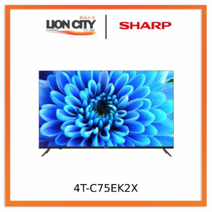 Sharp 4T-C75EK2X 4K UHD HDR 75-Inch Android TV - Lion City Company