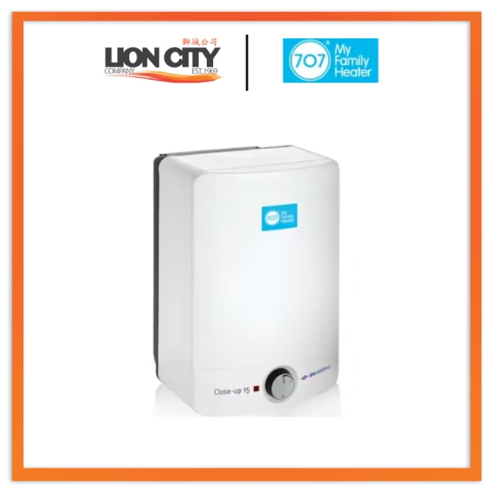 707 Close-up 15 Storage Water Heater - Lion City Company