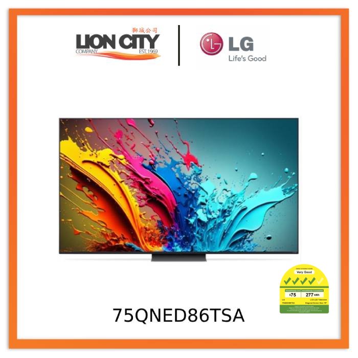 LG 75QNED86TSA QNED 75" 4K Smart TV - Lion City Company