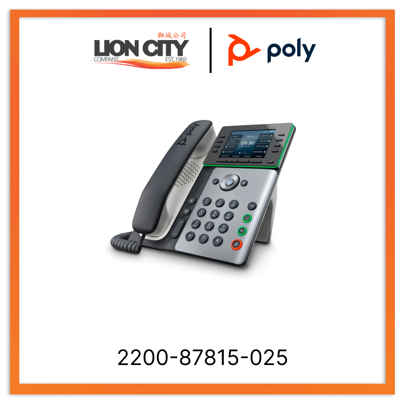 Poly Edge E300 IP Phone 2200-87815-025 - Lion City Company
