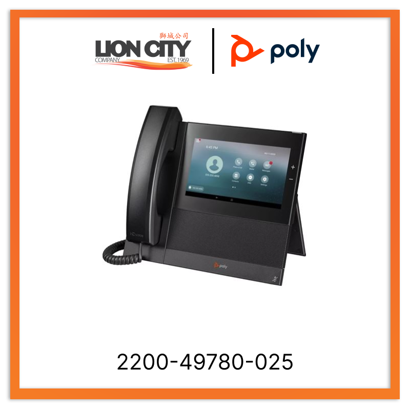 Polycom CCX 600 Gigabit IP Phone - Open SIP (2200-49780-025) - Lion ...