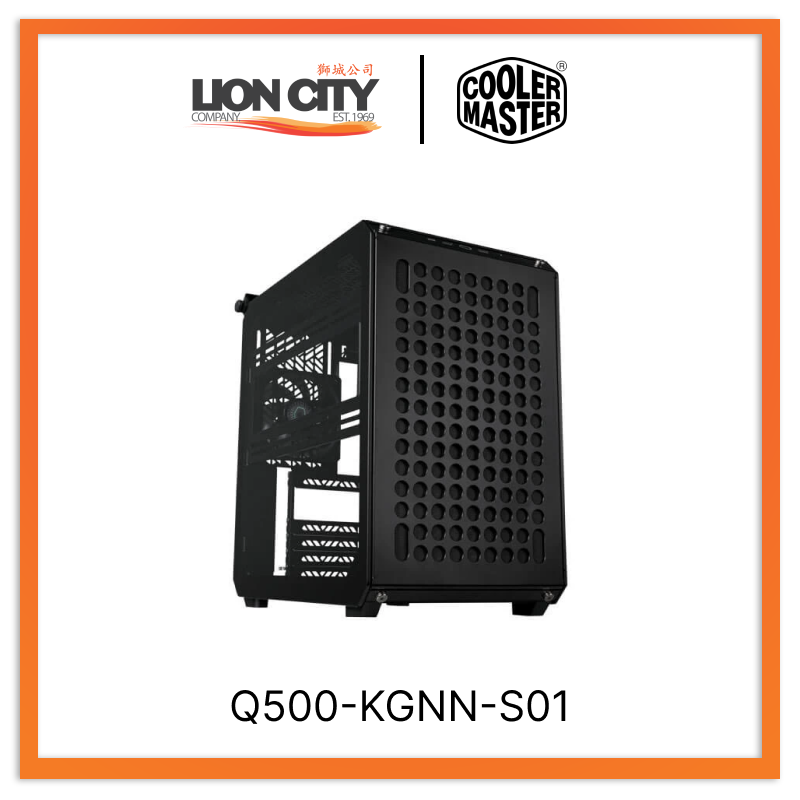 Cooler Master Q500-KGNN-S01 Cm Qube 500 Atx Case With T.G - Black ...