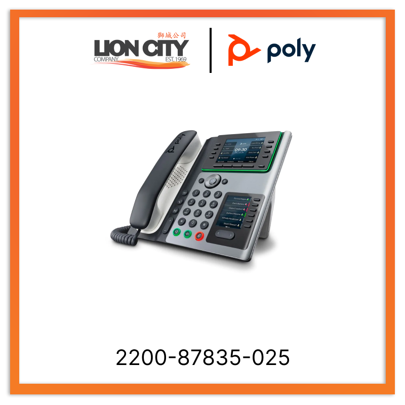 Poly Edge E400 IP Phone 2200-87835-025 - Lion City Company