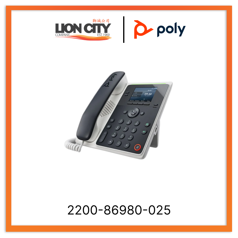 Poly Edge E100 IP Phone 2200-86980-025 - Lion City Company