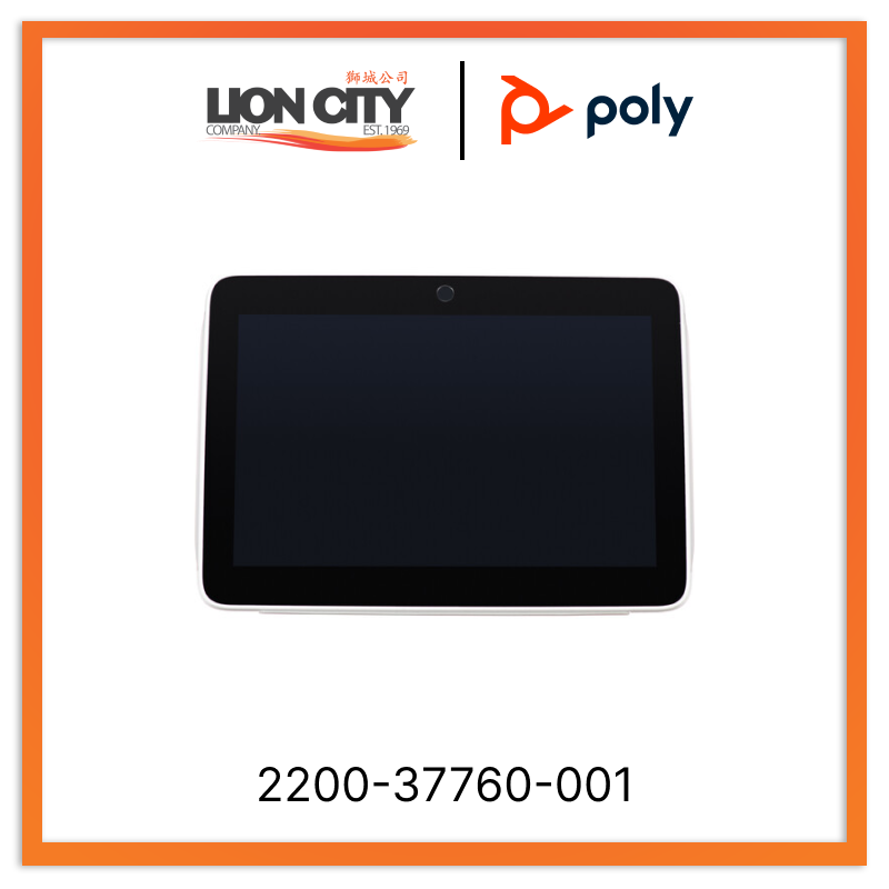 Poly TC10 10" WXGA Touch Panel for Scheduling & Meeting Control (White ...