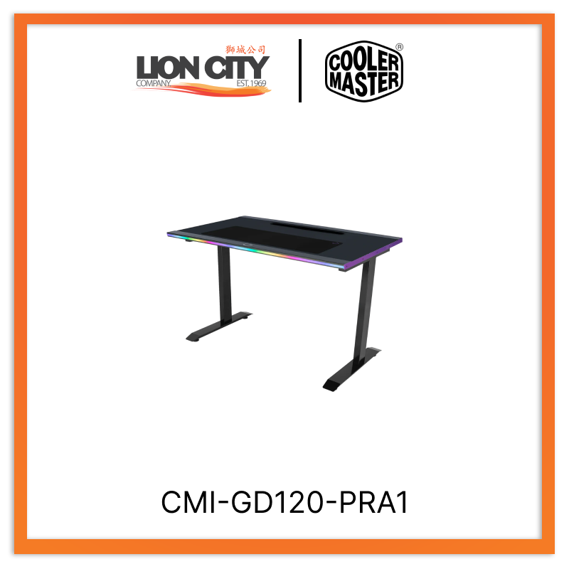 Cooler Master CMI-GD120-PRA1 CM GD120 Argb Gaming Desk With Desk Mat ...