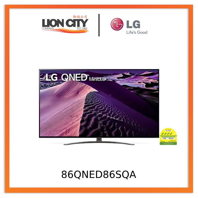 LG 86QNED86SQA.ATC 86'' QNED 4K SMART TV - Lion City Company