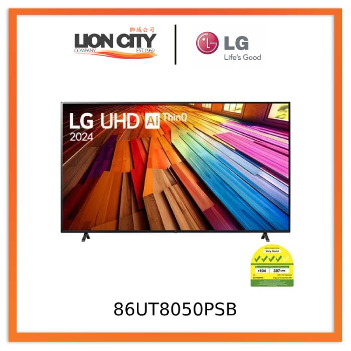 LG 86UT8050PSB UHD TV UT80 86 inch 4K Smart TV - Lion City Company
