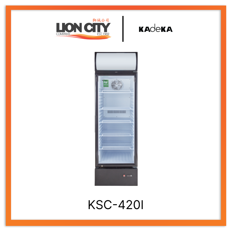 KADEKA KSC-420I Upright Chiller Showcase One Door - Lion City Company