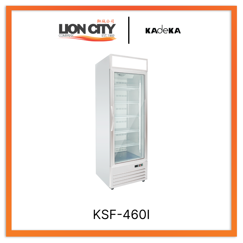 Kadeka KSF-460I Upright Freezer Showcase One Door - Lion City Company