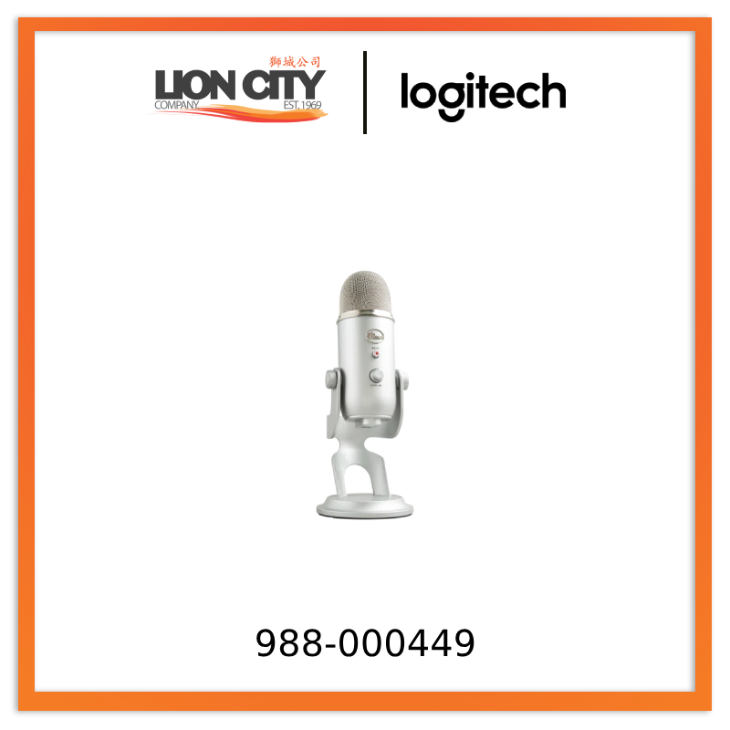 Logitech Blue Yeti USB Microphone for Recording, Streaming, Gaming, Po ...