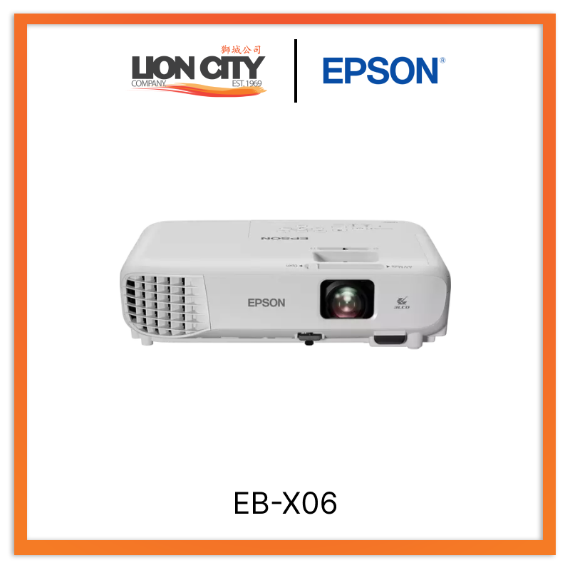 EPSON EB-X06 Basic Entry Portable Models Projector - Lion City Company
