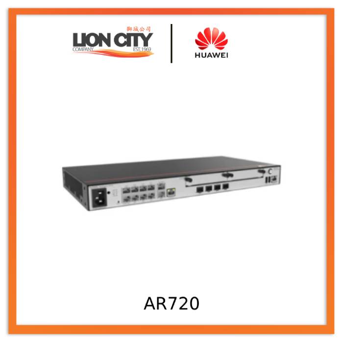 Huawei Router NetEngine AR720, 2*GE combo WAN, 8*GE LAN - Lion City Company
