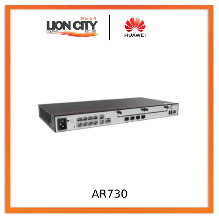 Huawei Router NetEngine AR730, 2*GE combo WAN, 1*10GE SFP+ - Lion City ...