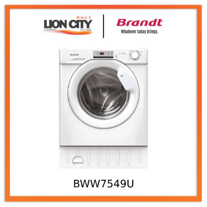 Brandt BWW7549U 7/5kg Washer Dryer - Lion City Company