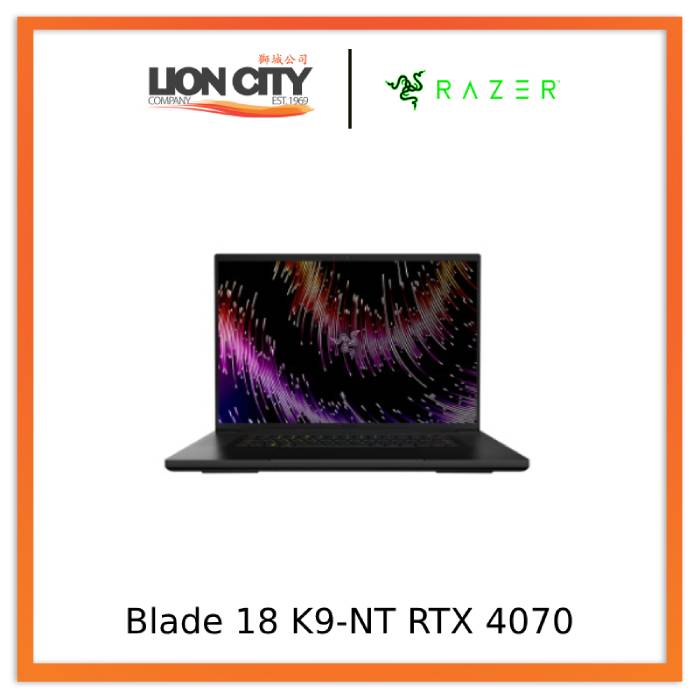 Razer Blade 18 K9-NT/18" 240Hz QHD+16:10/i9-13950HX/RTX4070 8GB VRAM/3 ...