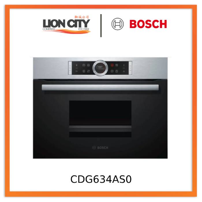 Bosch CDG634AS0 Steam Oven 60 x 45 cm Stainless steel - Lion City Company