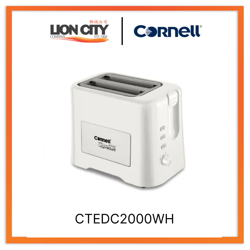 Cornell Pop Up Toaster CTEDC2000WH/CTEDC2000BK - Lion City Company