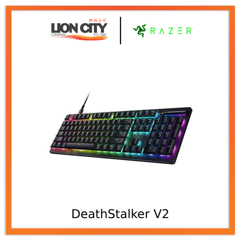 Razer DeathStalker V2 Gaming Keyboard - Lion City Company