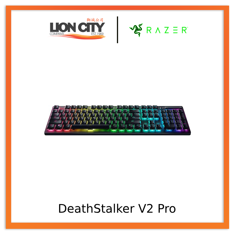 Razer DeathStalker V2 Pro Gaming Keyboard - Lion City Company
