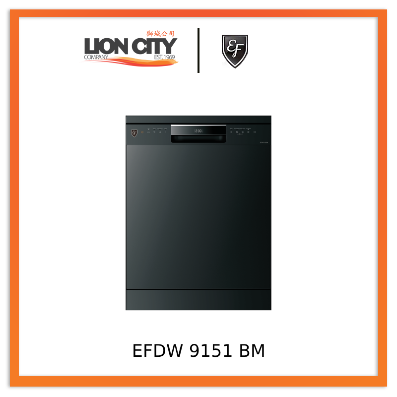 Ef Efdw 9151 Bm Free Standing Dishwasher Lion City Company