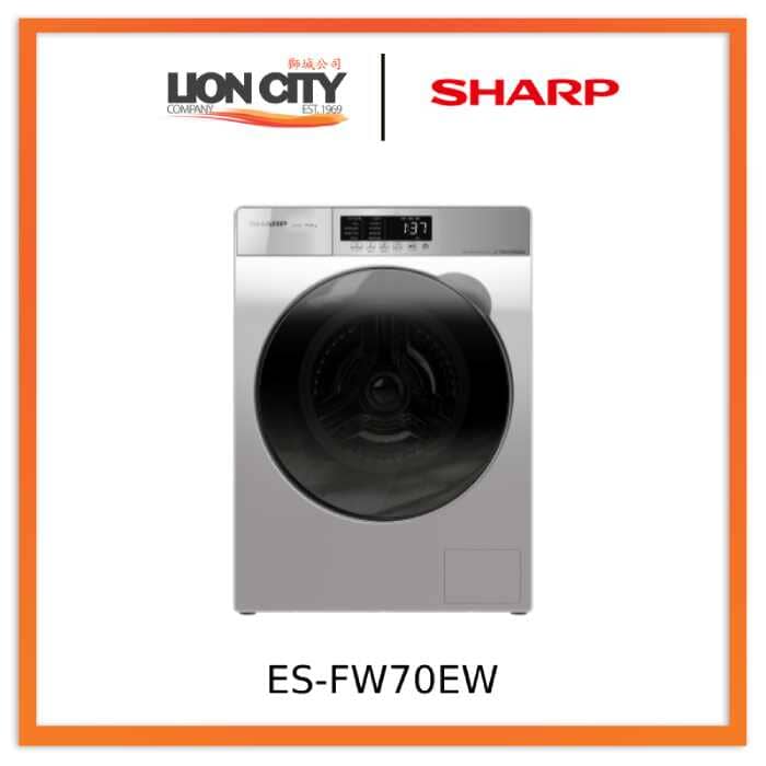 Sharp ES-FW70EW 7KG Front Load Washing Machine - Lion City Company