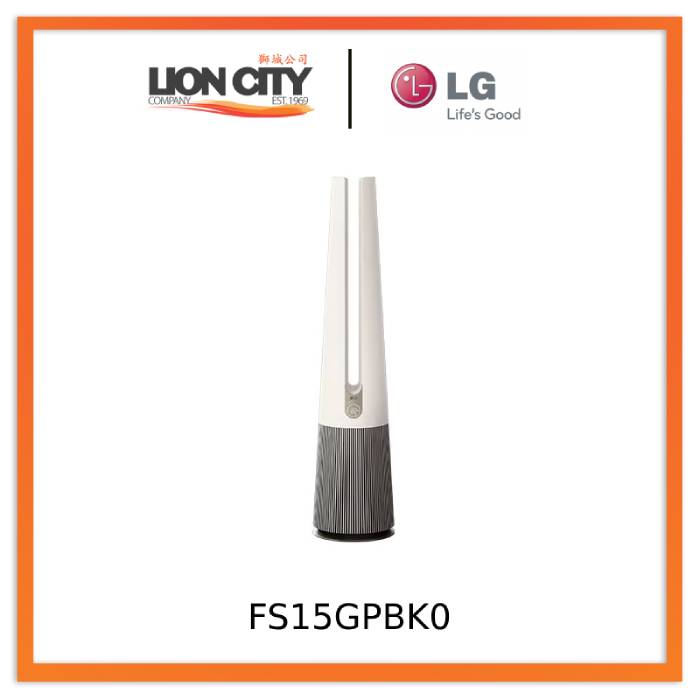 LG FS15GPBK0 PuriCare™ AeroTower 2-in-1 Air Purifying Fan HIT (Beige ...