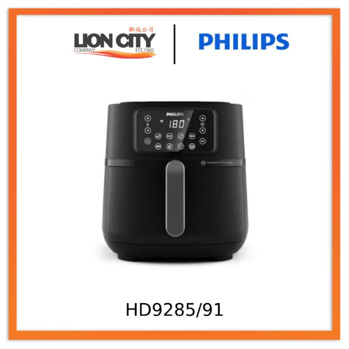 Philips HD9285/91 5000 Series XXL Connected 7.2L Air Fryer - Lion City ...