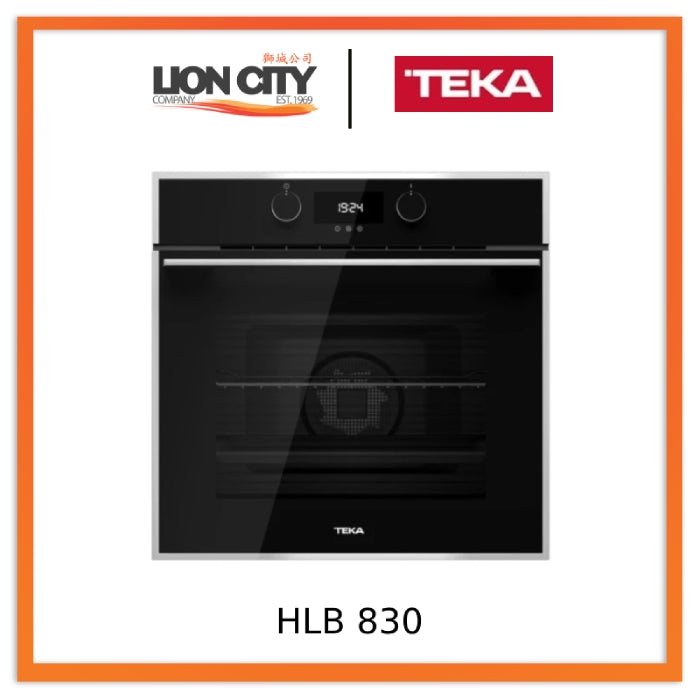 Teka HLB 830 BK-SS Multifunction Oven With 6 Cooking Functions and Hyd - Lion City Company
