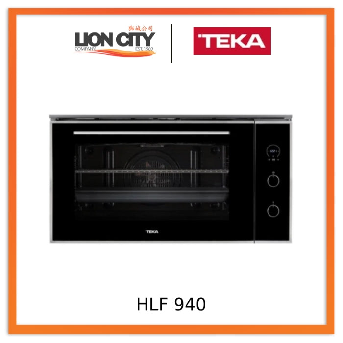 Teka HLF 940 BK Multifunction Oven With 9 Cooking Functions and Hydro ...