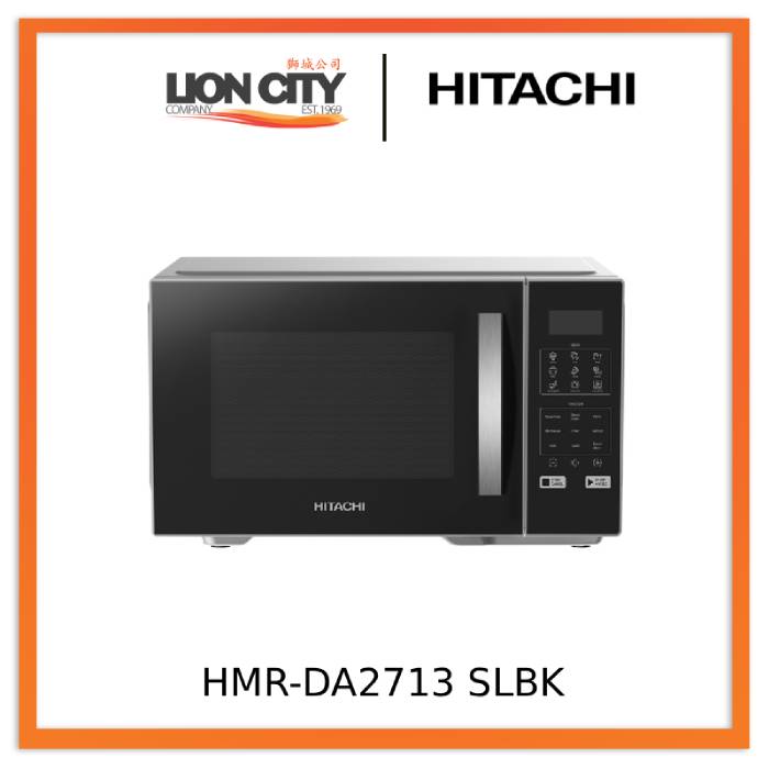 Hitachi HMR-DA2713 SLBK Microwave Oven With Air Fryer - Lion City Company
