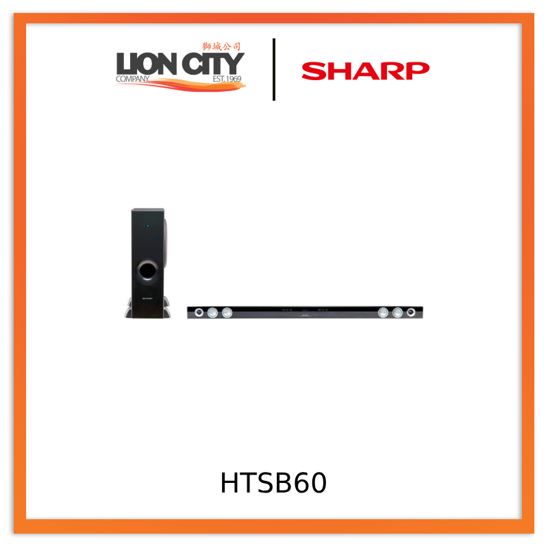 Sharp All-in-One Sound Bar System HTSB60 - Lion City Company