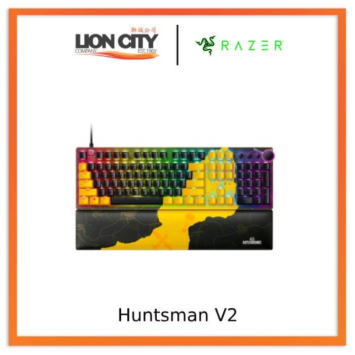 Razer Huntsman V2 - PUBG: BATTLEGROUNDS Edition - Linear Optical Switc ...