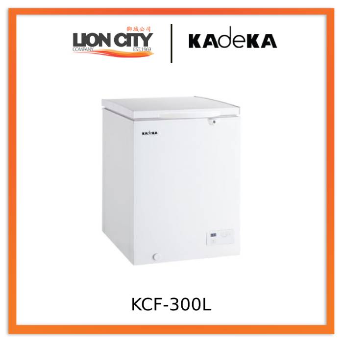 Kadeka KCF-300L I-Series (One Door) Chest Freezer - Lion City Company