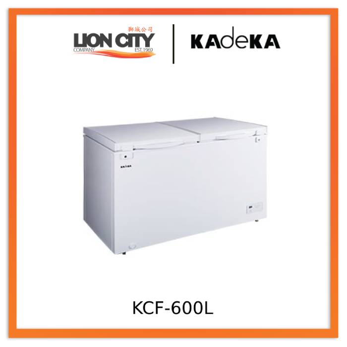Kadeka KCF-600L I-Series (One Door/Two Door) Chest Freezer - Lion City ...