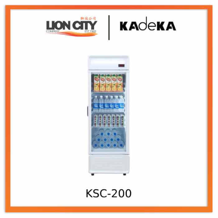 Kadeka KSC-200 Chiller Showcase 195L 2 Doors - Lion City Company