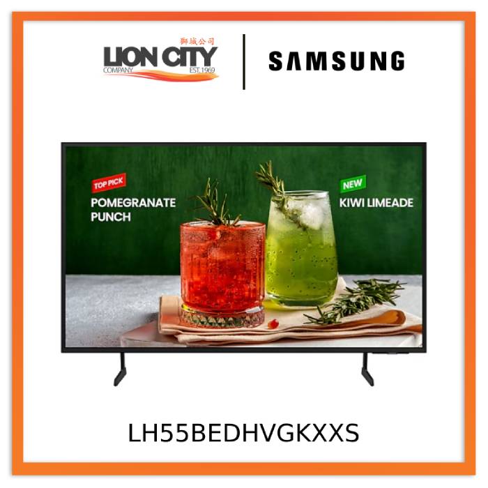 Samsung LH55BEDHVGKXXS 55" Business TV BE55D-H - Lion City Company